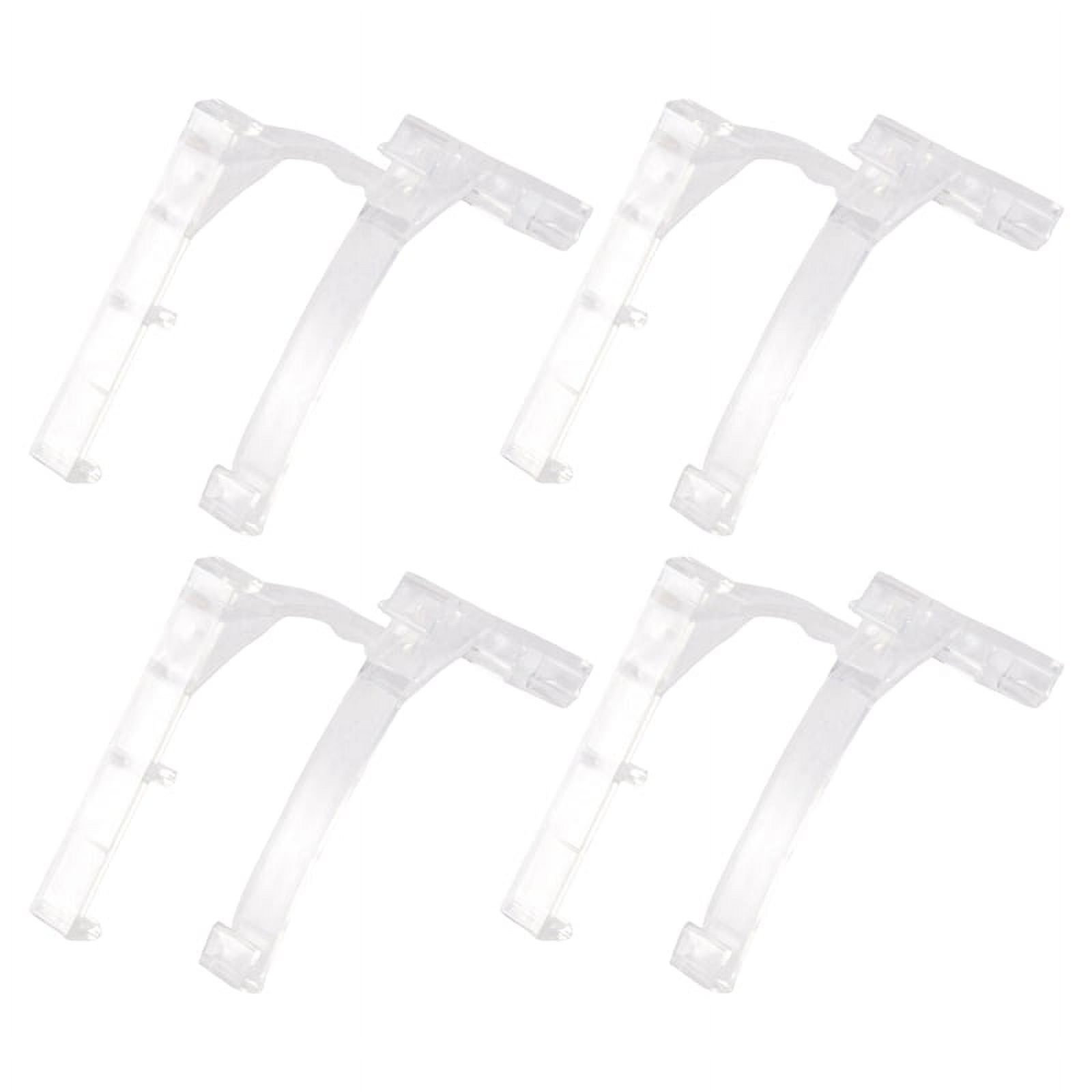 Valance Clips Plastic Vertical Blinds Brackets 3.5 Inch Clear for Parts ...