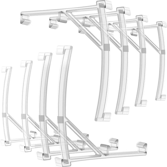 Walmart Home Window Repair: 3.5 Inch Clear Plastic Valance Clips for ...