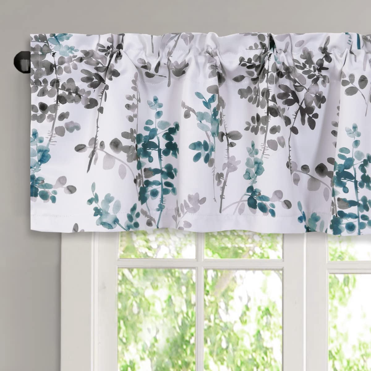 Valance for Kitchen Windows/Bathroom/Living Room/Bedroom Blackout ...