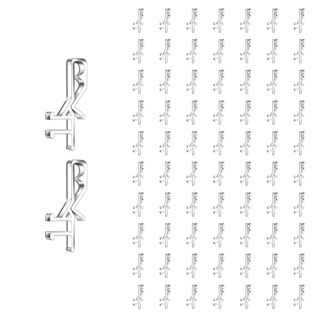 Valance Mounting Clips Clear Invisible Channel Valance Clips for ...