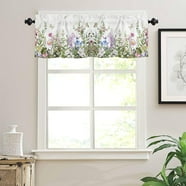 Vining Floral Marisol Semi Sheer Ombre Window Valance Swag 72 x 63 ...