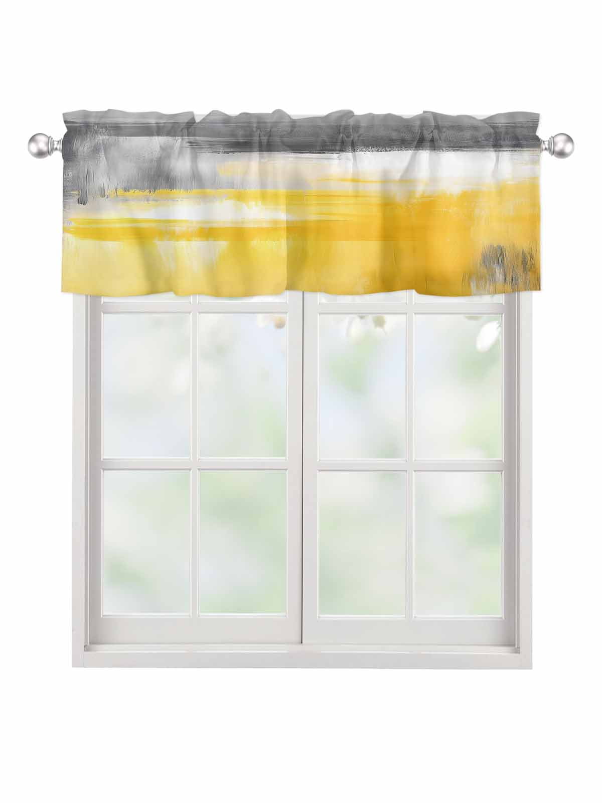 Valances for Windows Graffiti Street Art Rod Pocket Cafe Window ...