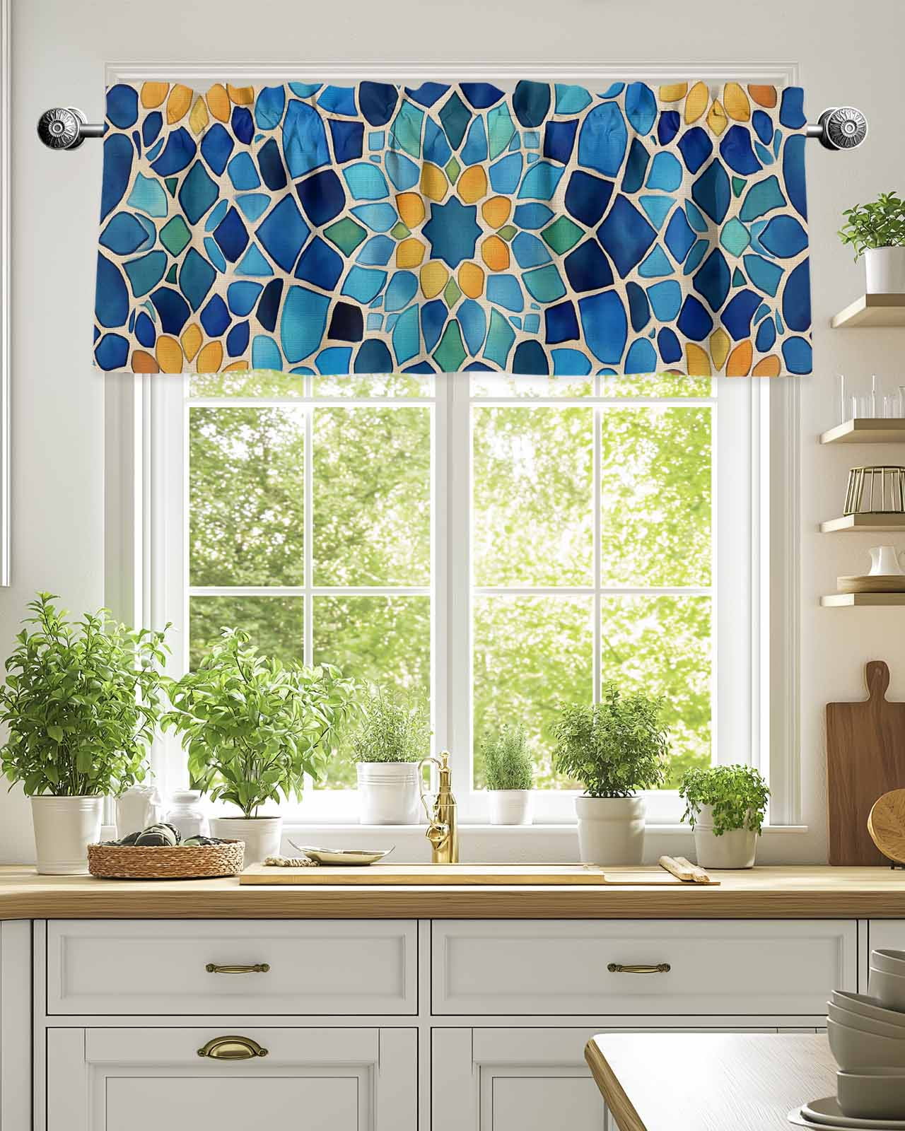 Valances for Windows Morocco Decoration Gorgeous Valance Rod Pocket ...