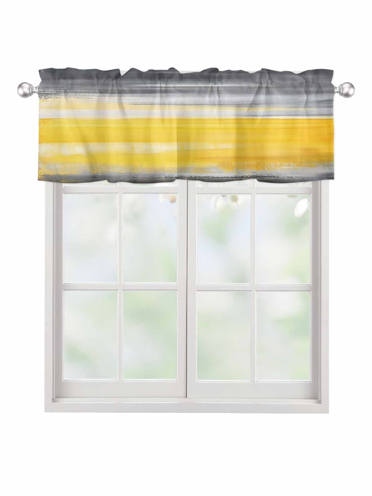 Valances for Windows Street Art Graffiti Rod Pocket Cafe Window ...