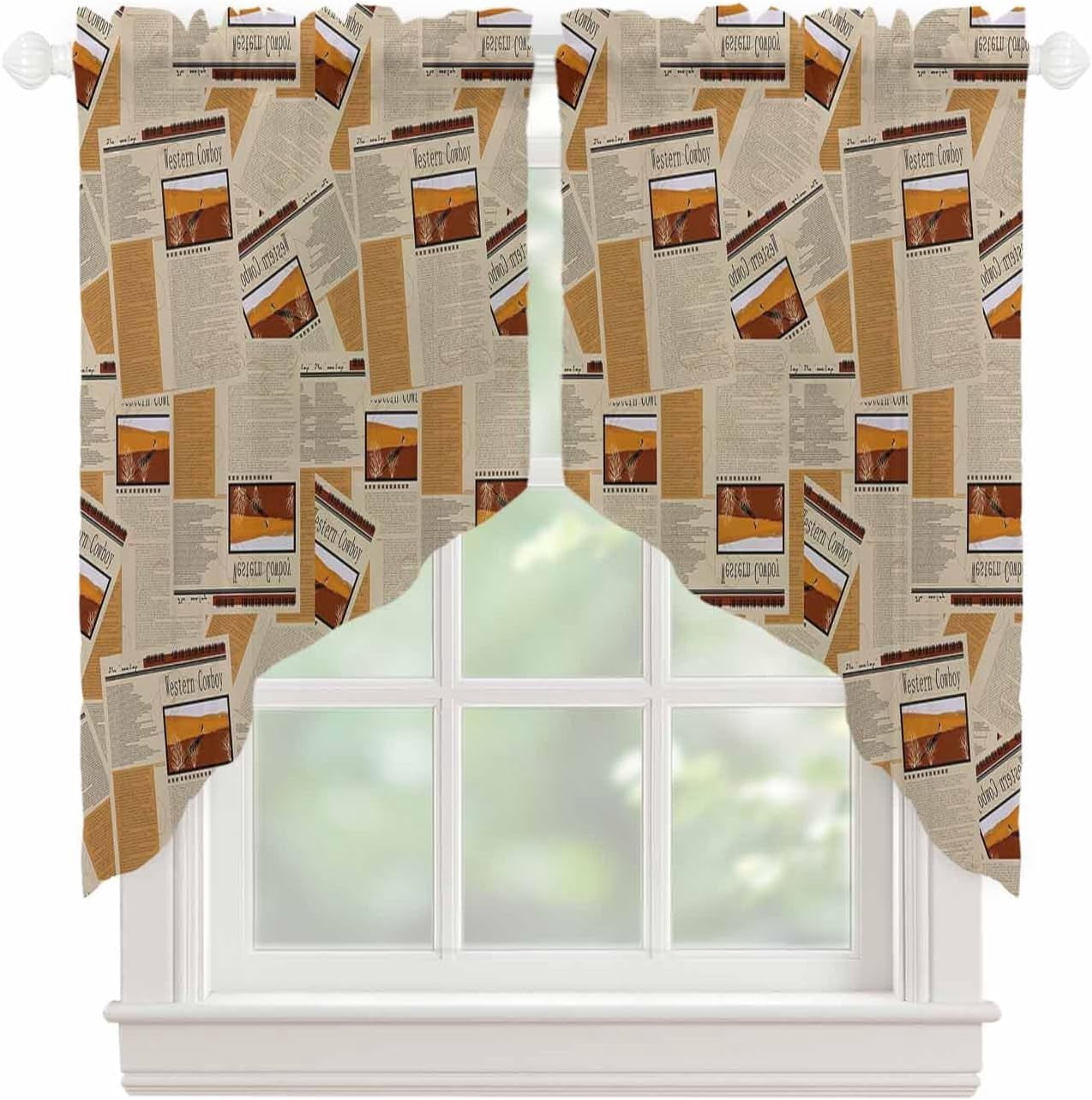 Valances for Windows Dragonfly Crown Semi Sheer Valance Curtains Voile ...