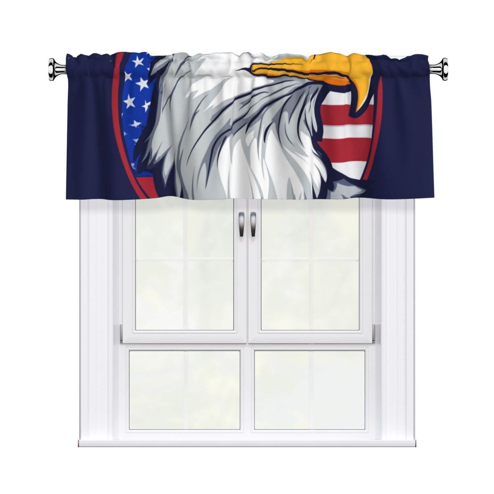Valances for Windows Kitchen Curtains Small Treatments Valance, Eagle ...