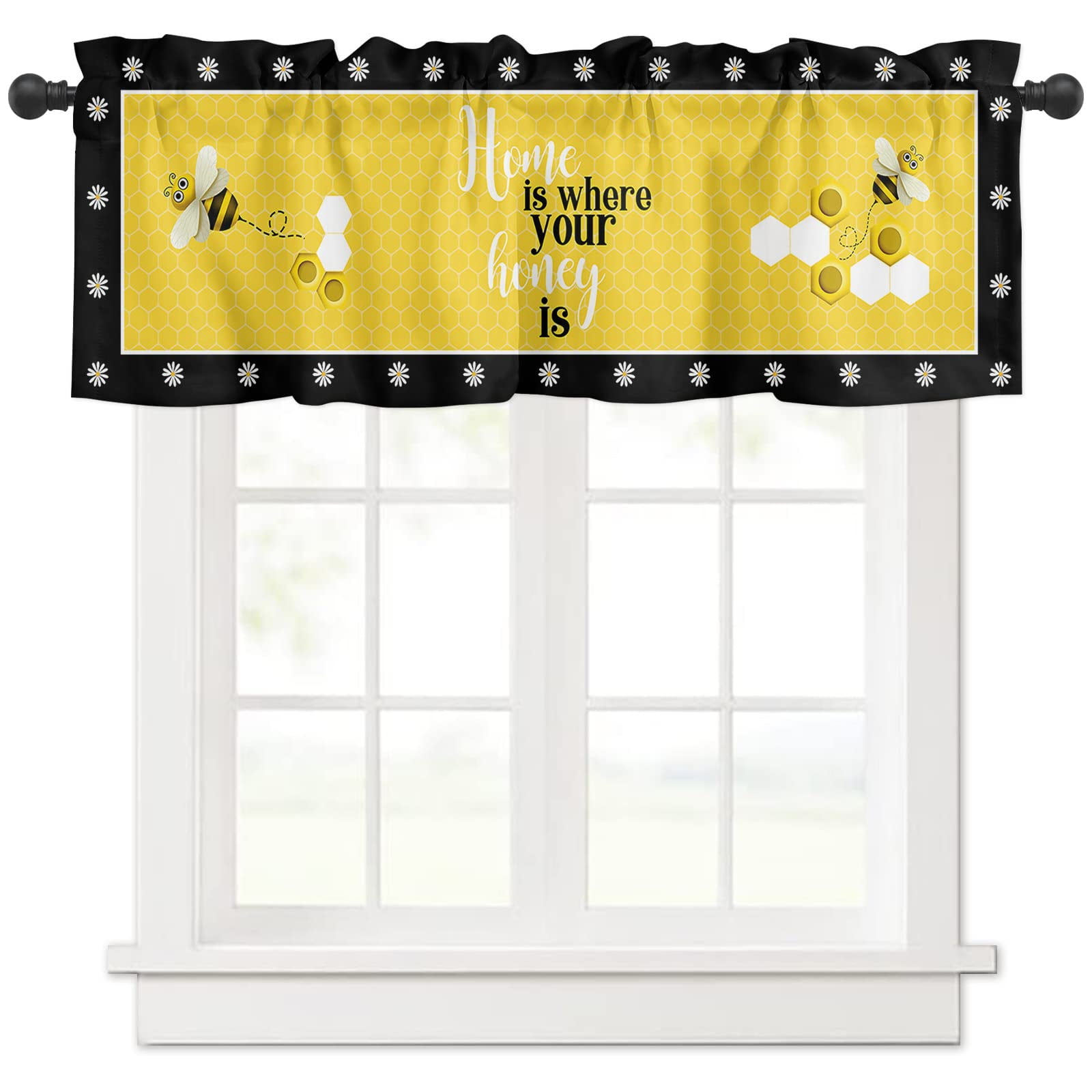 Valances for Windows Kitchen Living Room Small Window Valance Enjoy the ...