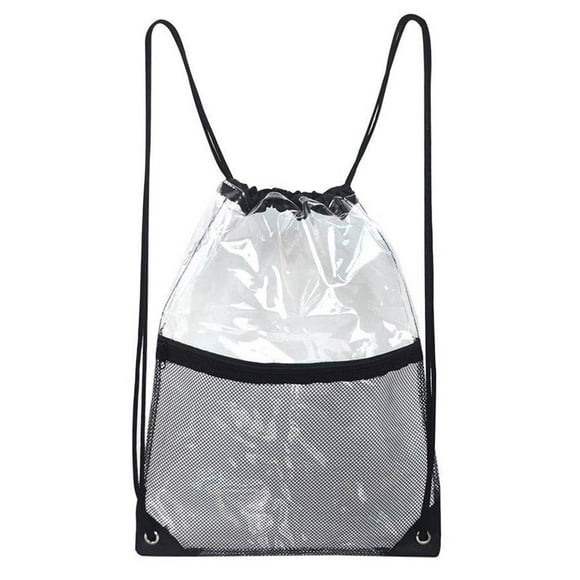 Clear Drawstring Bag