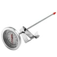 Valatala Stainless Steel Deep Frying Thermometer, BBQ Dial Probe, 50 ...