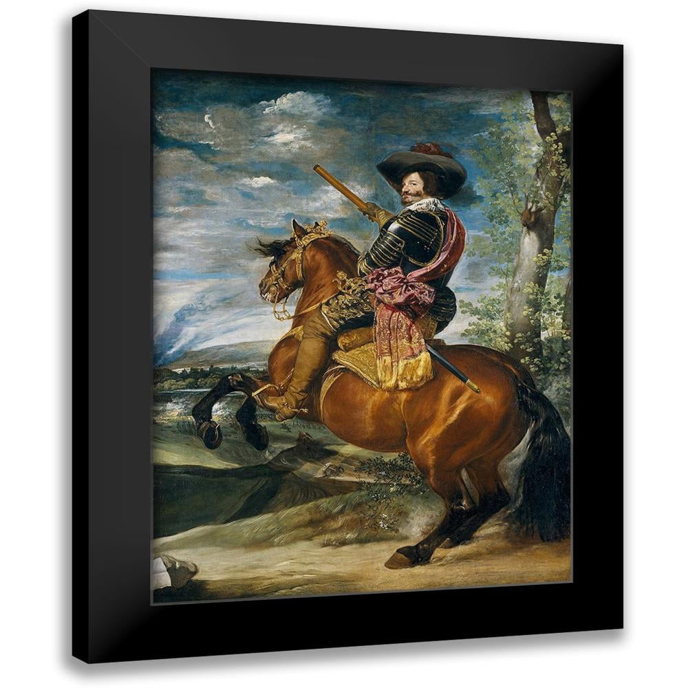 Valazquez, Diego 12x14 Black Modern Framed Museum Art Print Titled ...