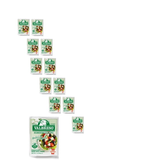 Valbreso Feta French Sheep's Milk Cheese, 7OZ, 12 Pack - Walmart.com