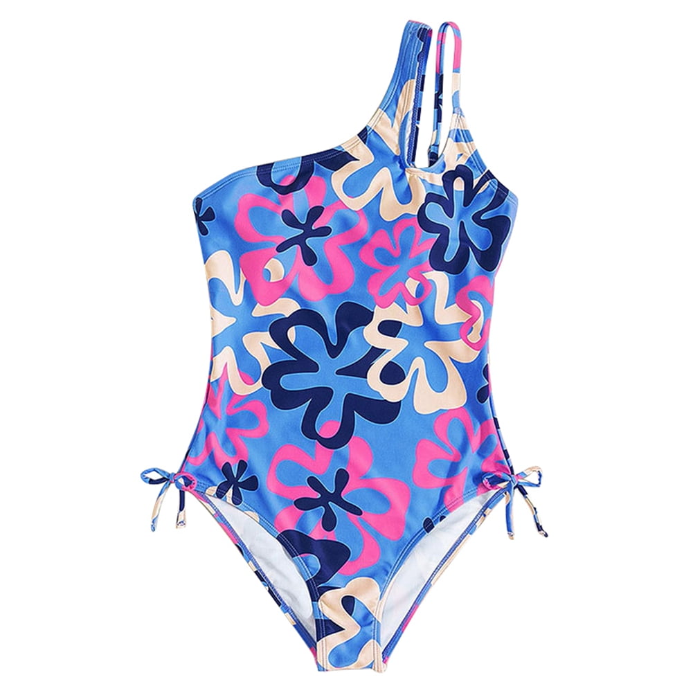 Valcatch Girls Beach Bathing Suit Sport Upf 50 One Piece Ruffle ...