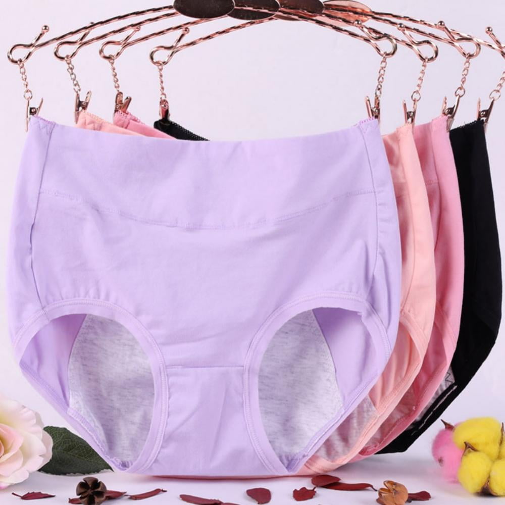 Valcatch Plus Size Menstrual Period Underwear for Women Mid Waist ...