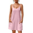 Valcatch Women Nightgowns Soft Sleepwear Adjustable Spaghetti Strap ...