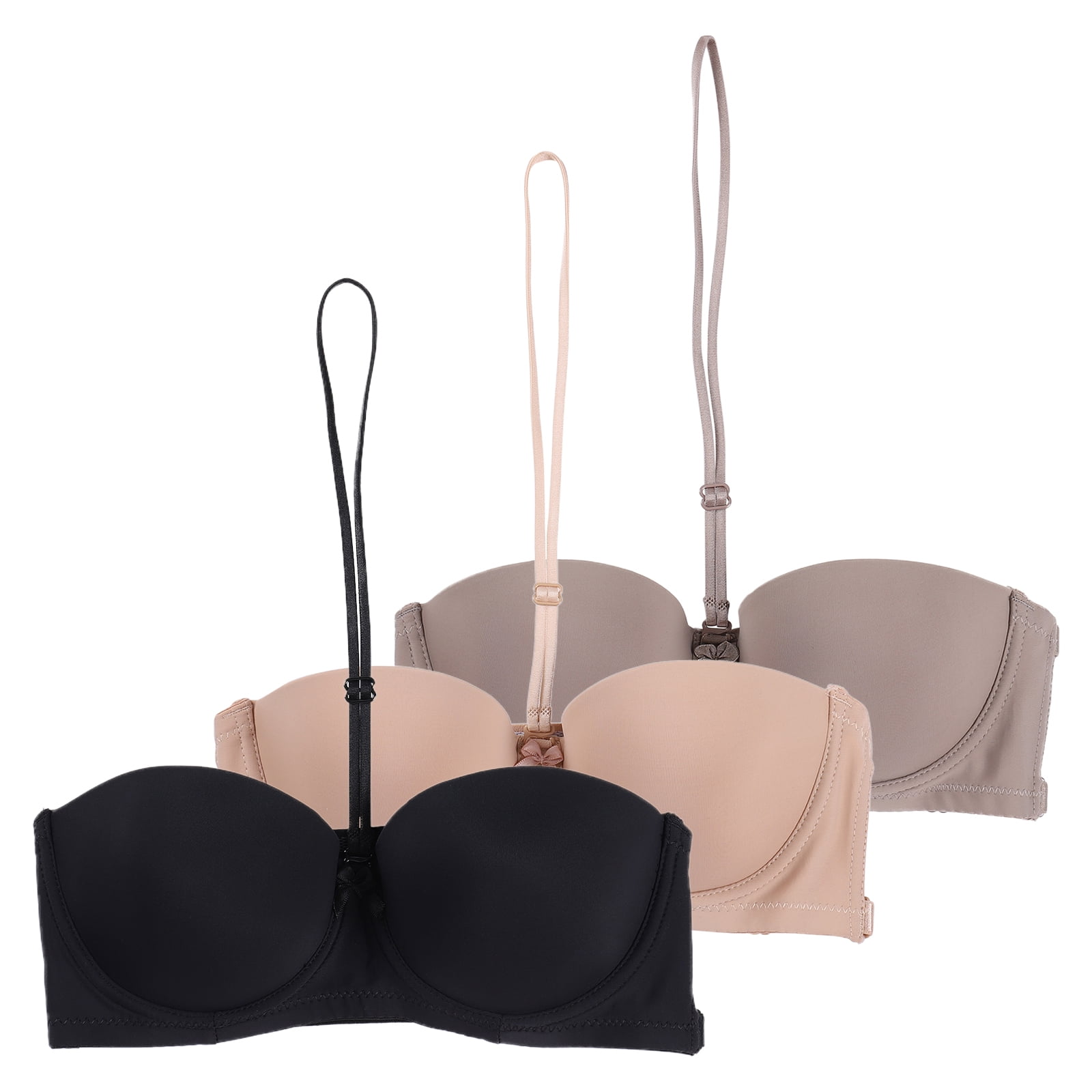 Valcatch Women's Beauty Back Smoothing Strapless Bra With Detachable ...