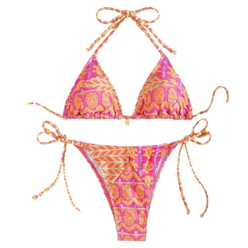 Valcatch Women's Bikini Sets High Waisted Bathing Suits Two Piece ...