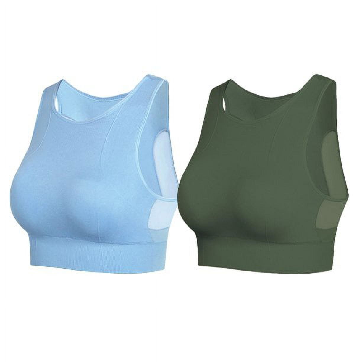 Valcatch Women's Built Up Tank Style Sports Bra Comfort Wirefree Bra ...