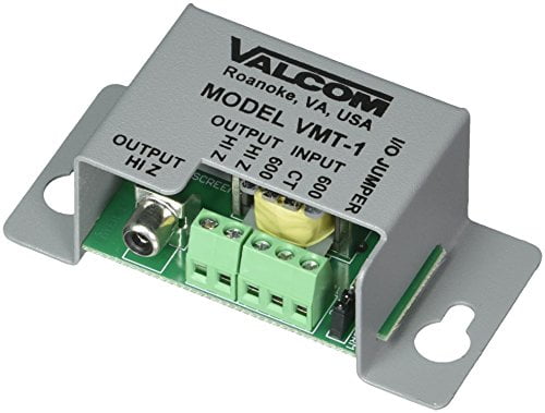 Valcom Input Matching Transformer VMT-1, Grey - Walmart.com