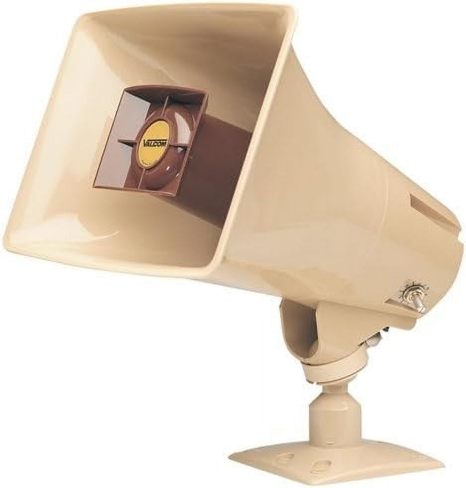 Valcom V-1030C ONE-WAY, 5 WATT AMPLIFIED HORN, BEIGE by Valcom - Walmart.com