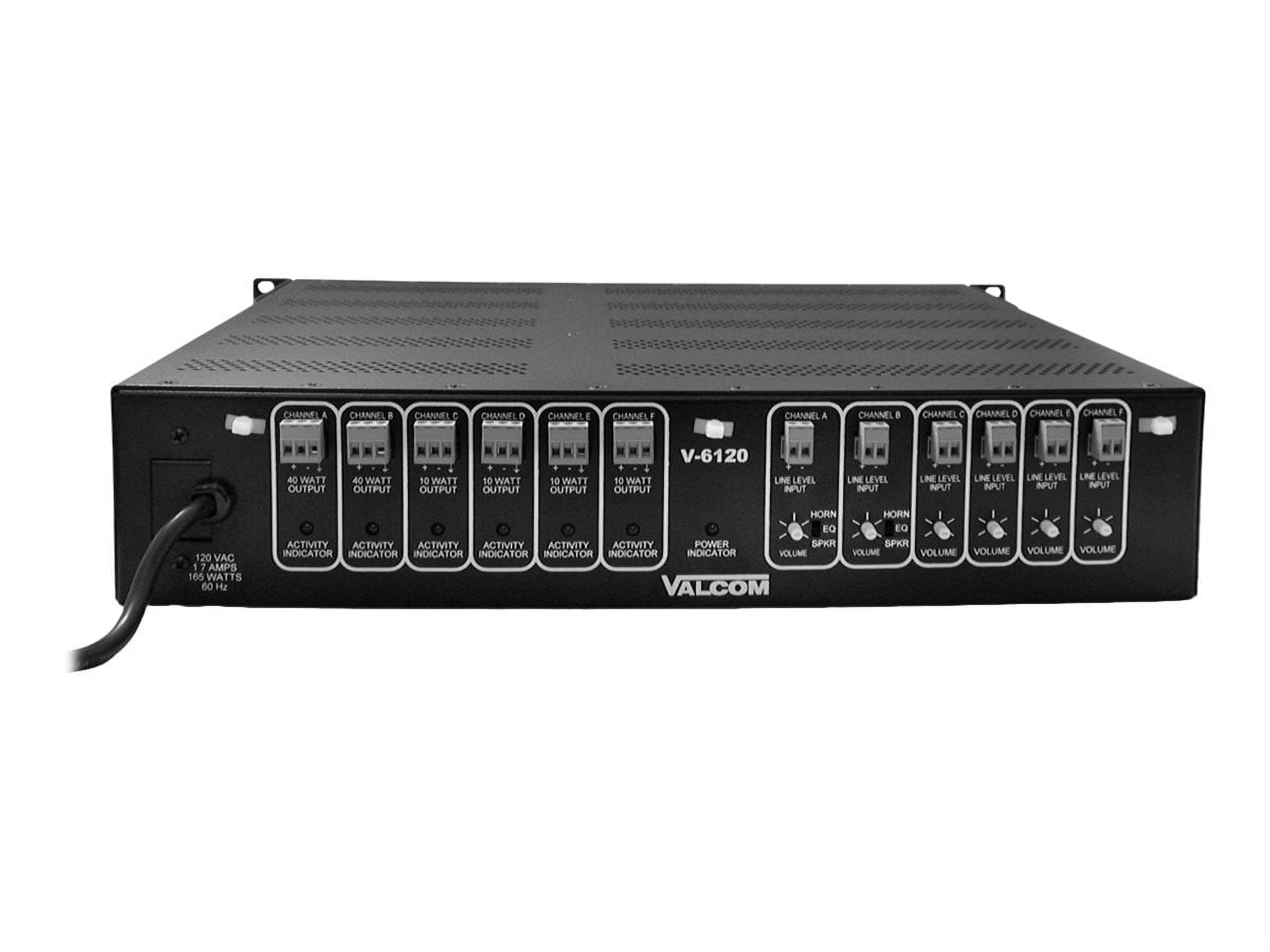 Valcom V-6120 6 Channel Amplifier - Walmart.com