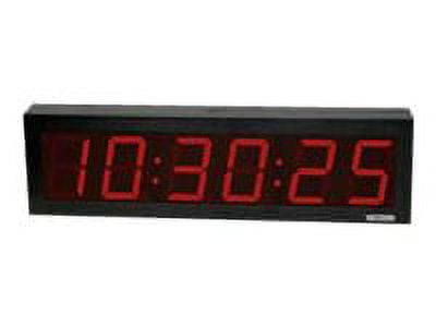 Valcom VIP-D640A - Clock - rectangular - electronic - wall mountable ...
