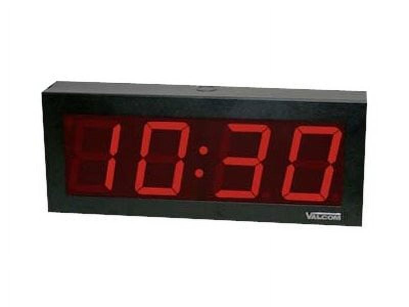 Valcom VIP-D640ADS 4 in. Digital IP Clock, 6 Digit Display, Double ...
