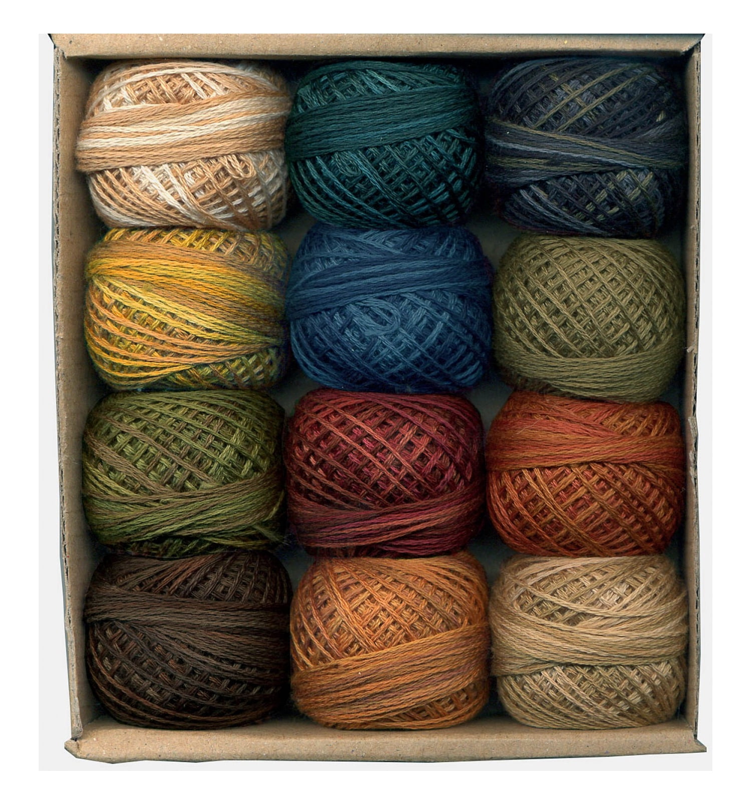 Valdani 3-Strand Ball Floss 30yd Folk Art Fusion Sampler 12 Colors ...