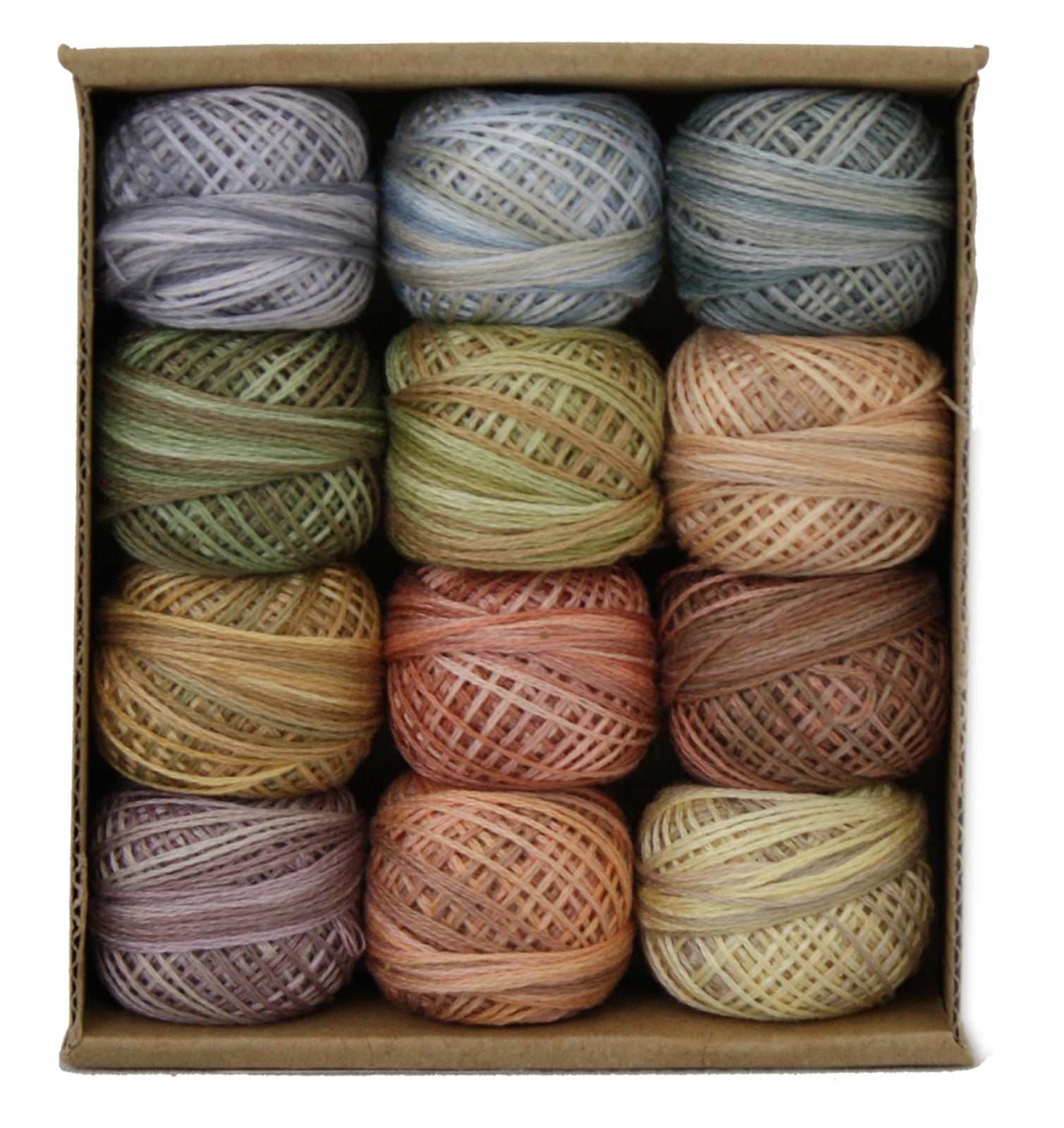 Valdani 3-Strand Ball Floss 30yd Muddy Monet Collection 12 Colors ...