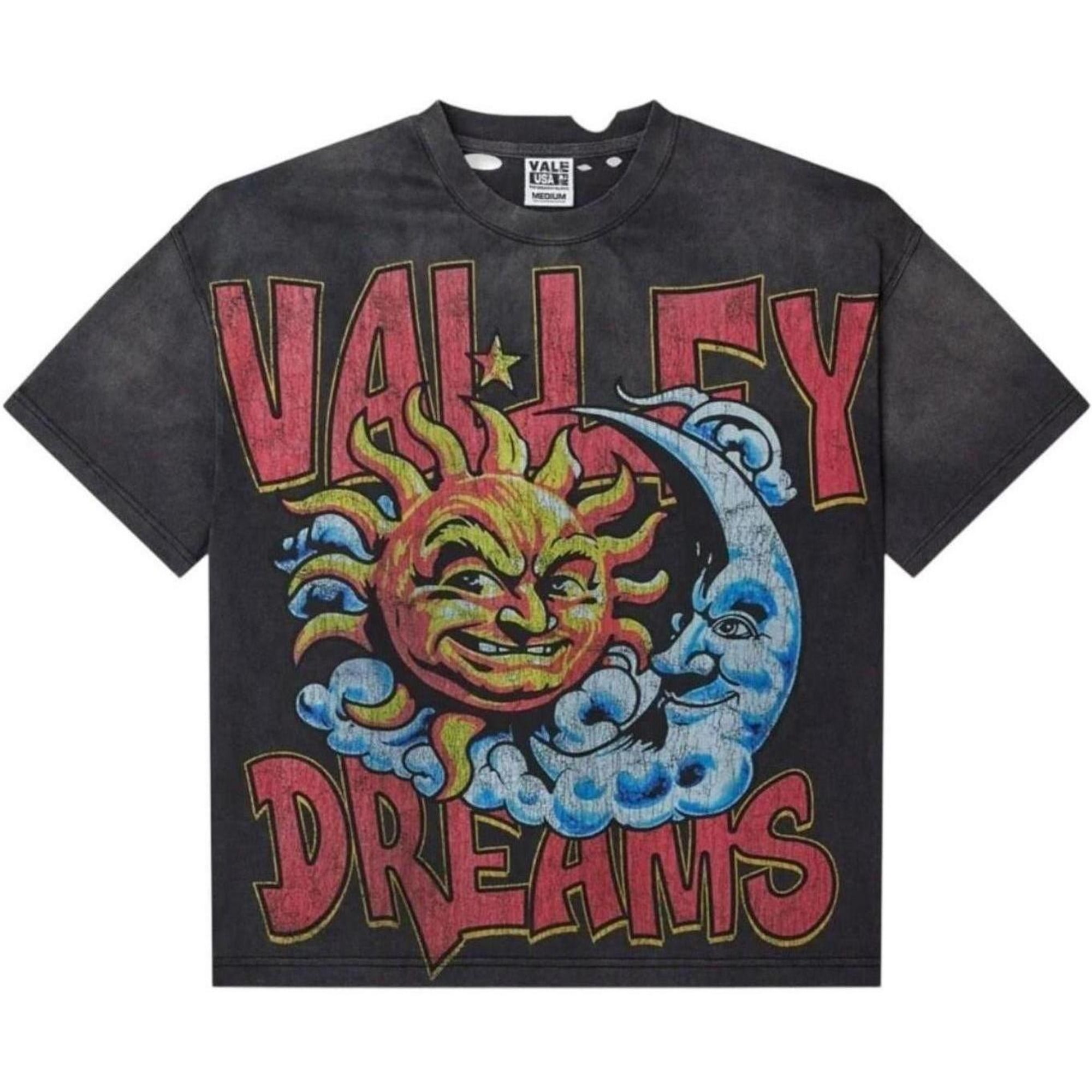 Vale Forever Thrashed Black Sun Tee - XL - Walmart.com
