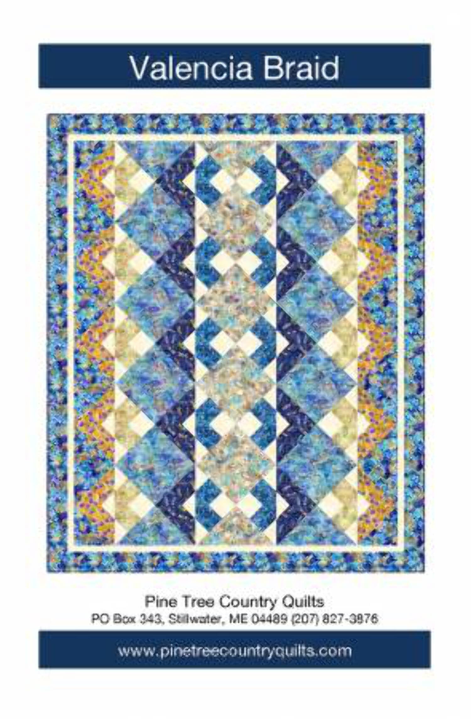 Valencia Braid Quilt Pattern - Walmart.com