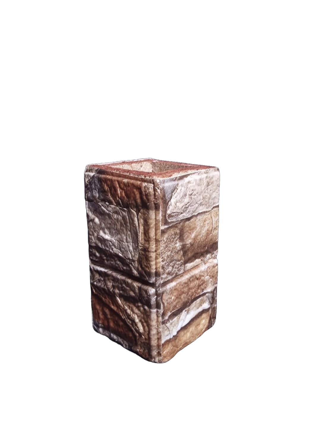 Valencia Flora Wooden Flower Earthstone Textured Foam Flower PotVase ...