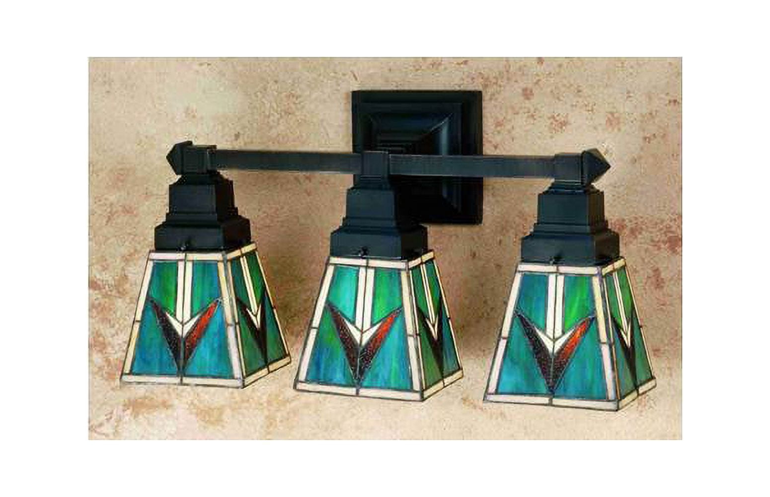 Valencia Mission 3-Light Bronze Vanity Wall Sconce • Spoken