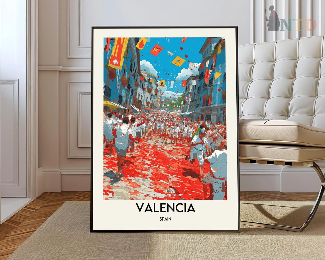 Valencia Poster, Valenciavalencia Print, Valencia Photo, Valencia ...