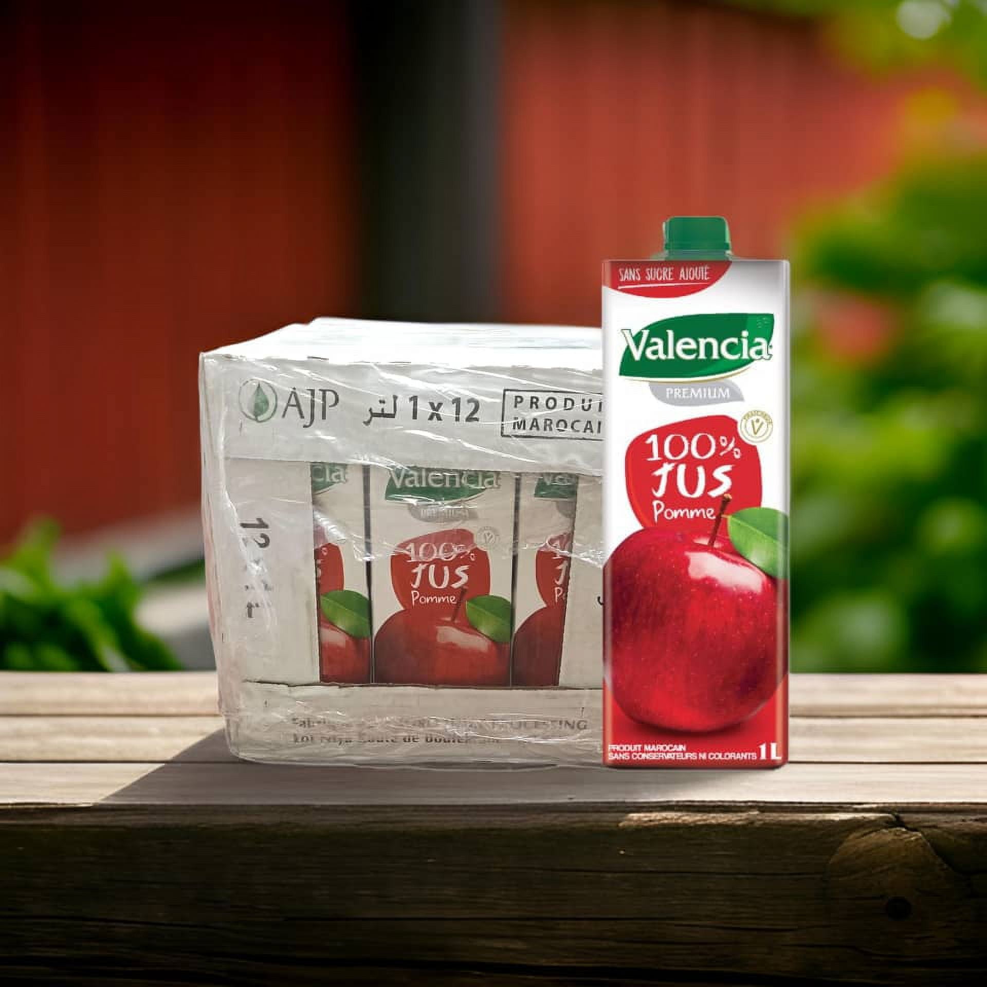 Valencia Premium 100% Apple Fruit Juice Pack 12 Pieces - Walmart.com