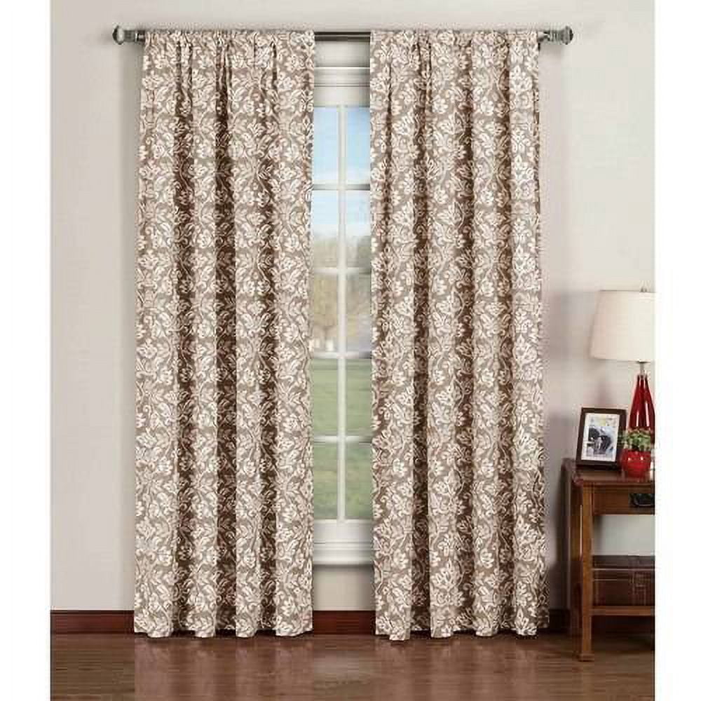Valencia Printed Cotton Extra-Wide Curtain Panels - 104 Width - Walmart.com