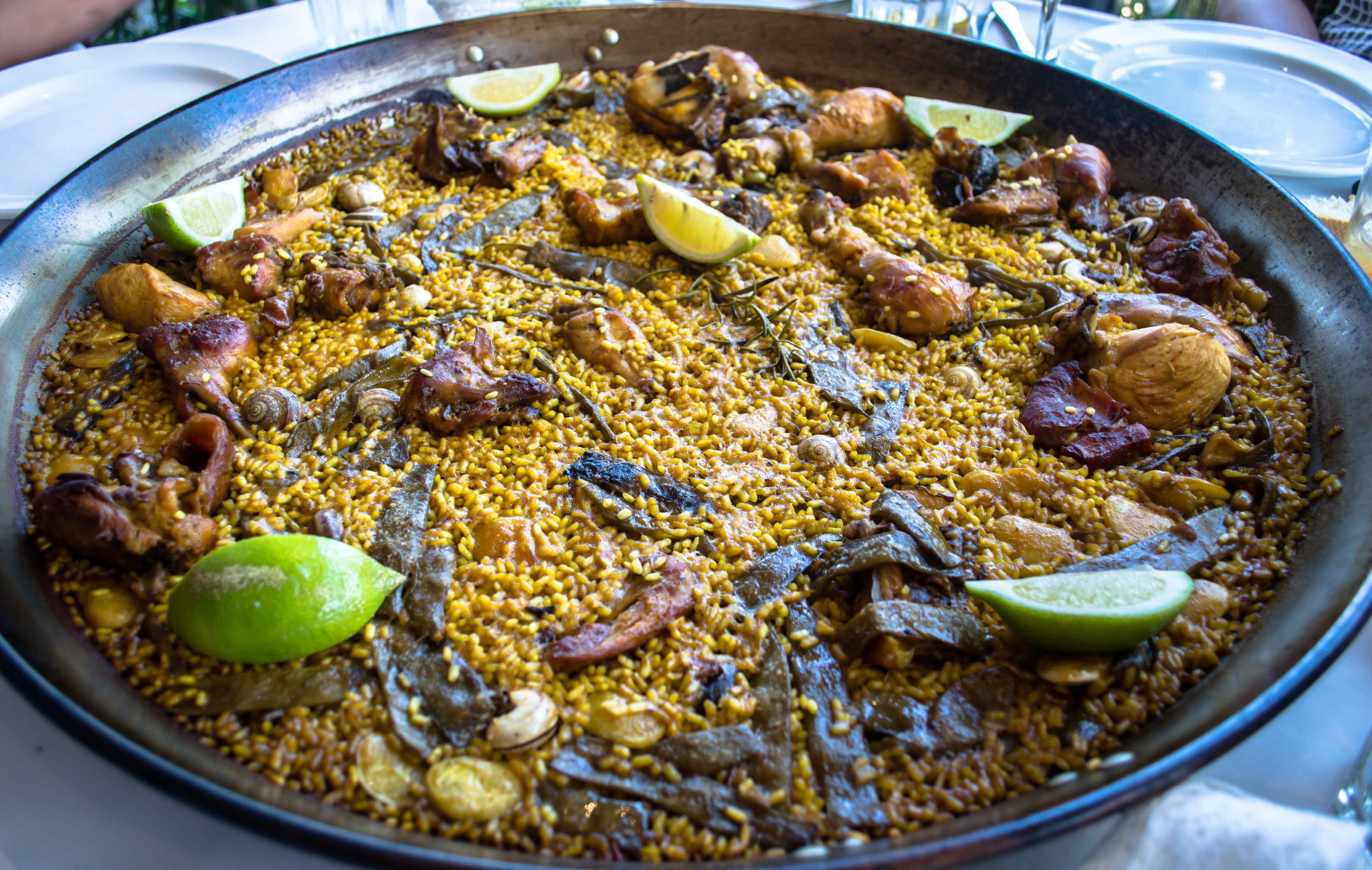 Valencia Spain Paella Seafood Glossy Poster Picture Photo Print Banner ...