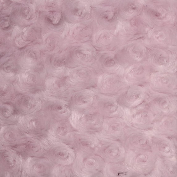 Valentina Textile Inc Minky Rosebud Fabric by The Yard(1 Yard, Light ...