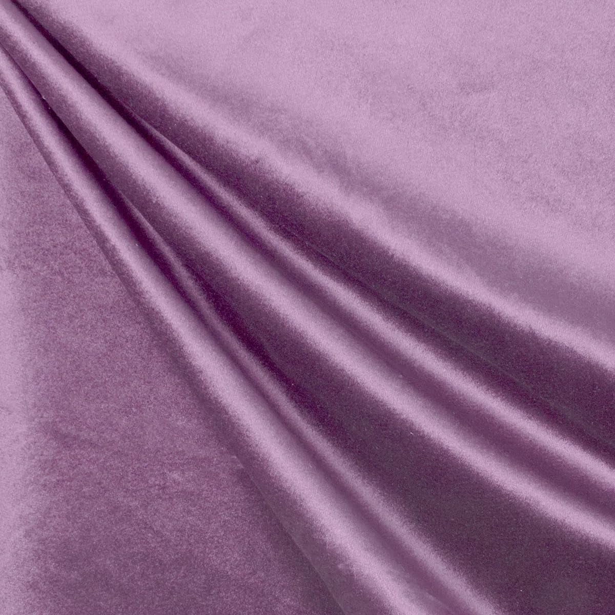 Valentina Textile Inc Royal Velvet Fabric by the Yard(3 Yard, Lilac ...