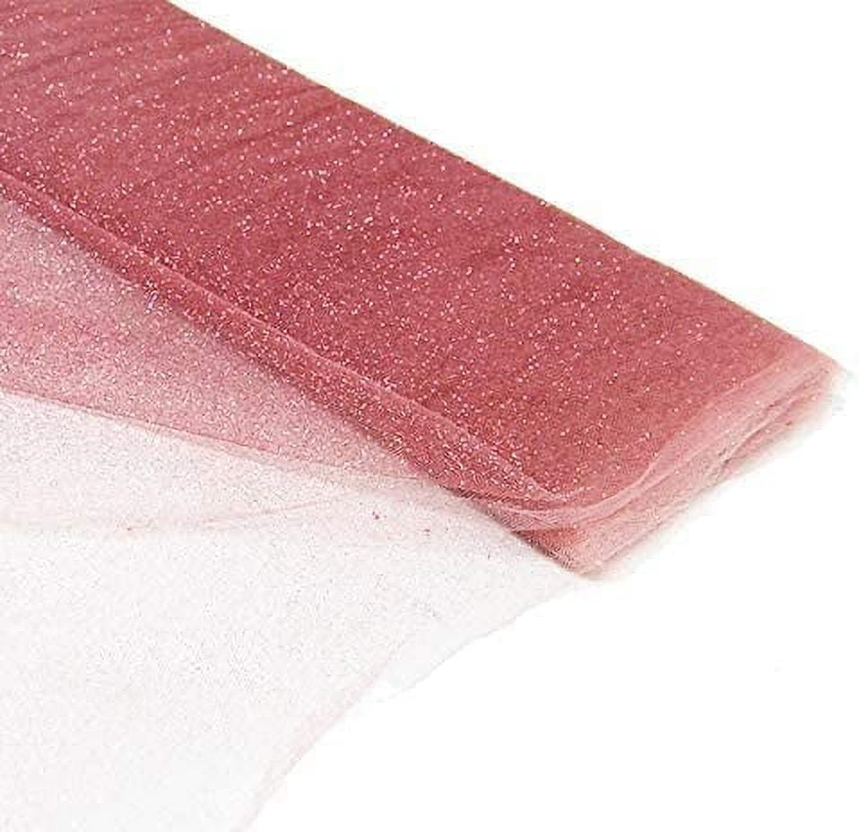 Valentina Textile Inc Tulle Glitter Fabric 54" by 10 Yards (30 ft ...