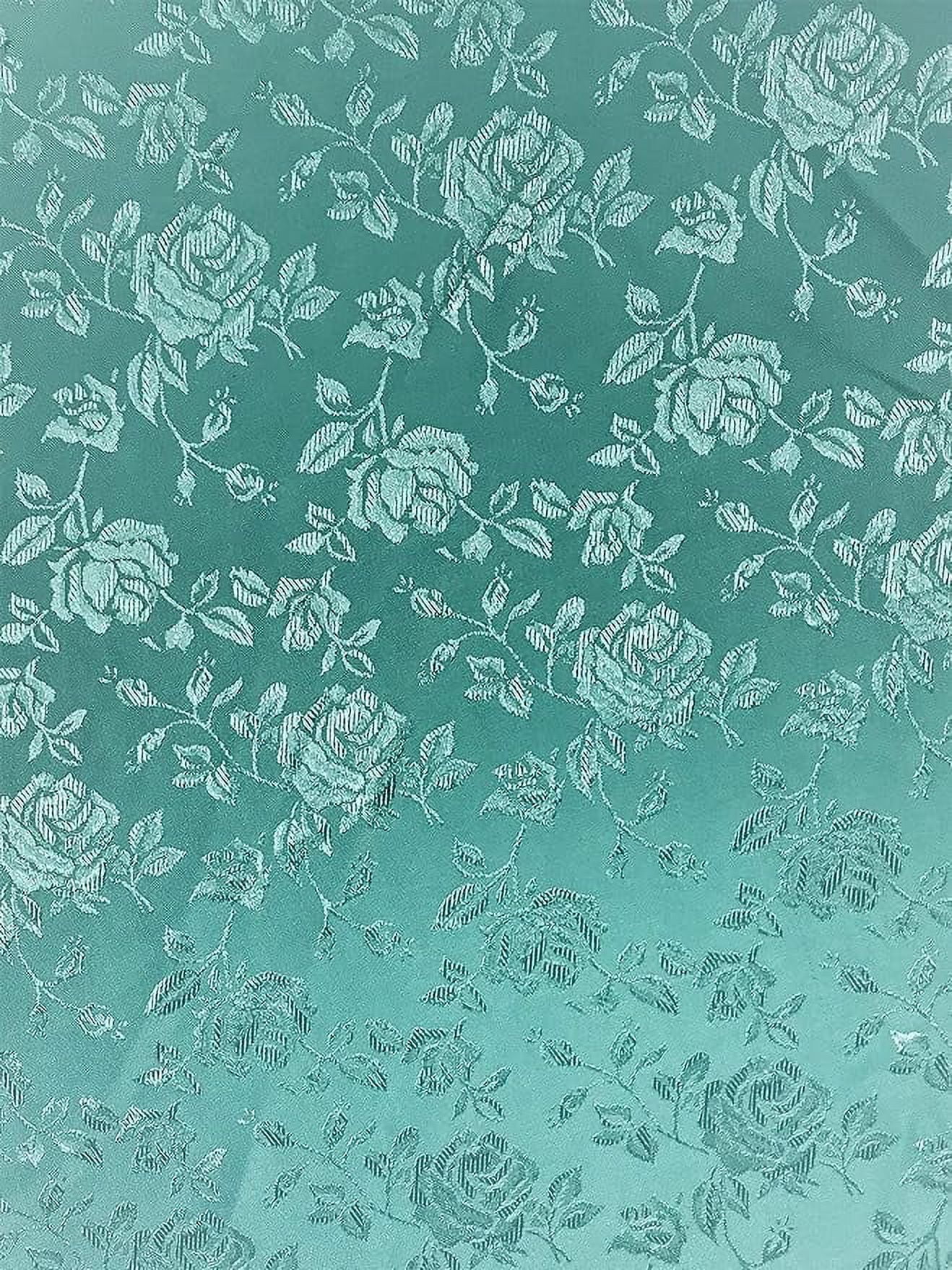 Valentina Textile's Inc Rose Jacquard Satin 60/59" Witdh Sells by The ...