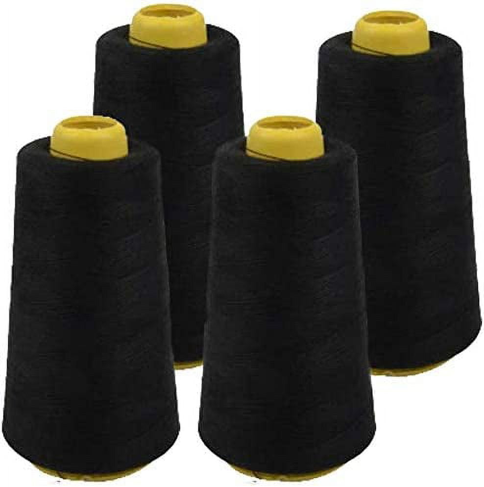 Valentina Textiles Inc. 4 Pack of 3000 (12,000 Total) Yard Spools ...