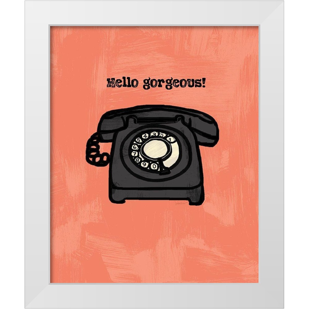 Valentina, Valentina 15x18 White Modern Wood Framed Museum Art Print ...