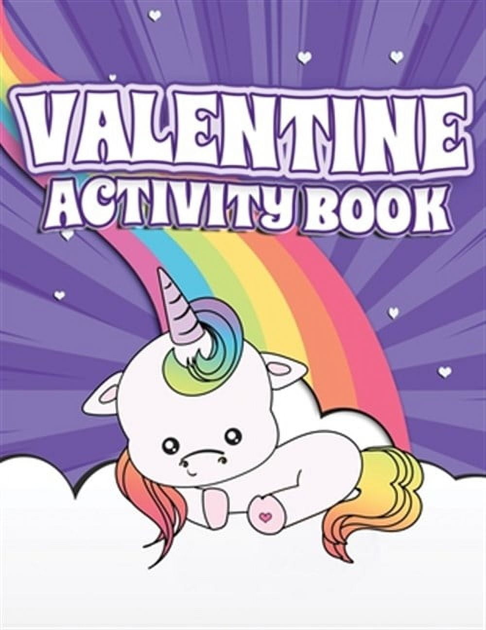 Valentine Activity Book: Fun Activity Workbook for Kids Ages 2-6 ...
