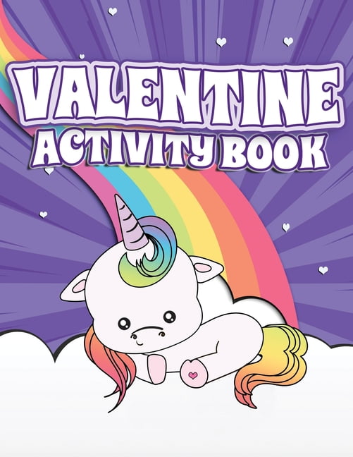 Valentine Activity Book: Fun Activity Workbook for Kids Ages 2-6 ...