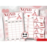 Valentine Bunco, Printable Valentine Bunco Score Sheet, Bunco Game ...