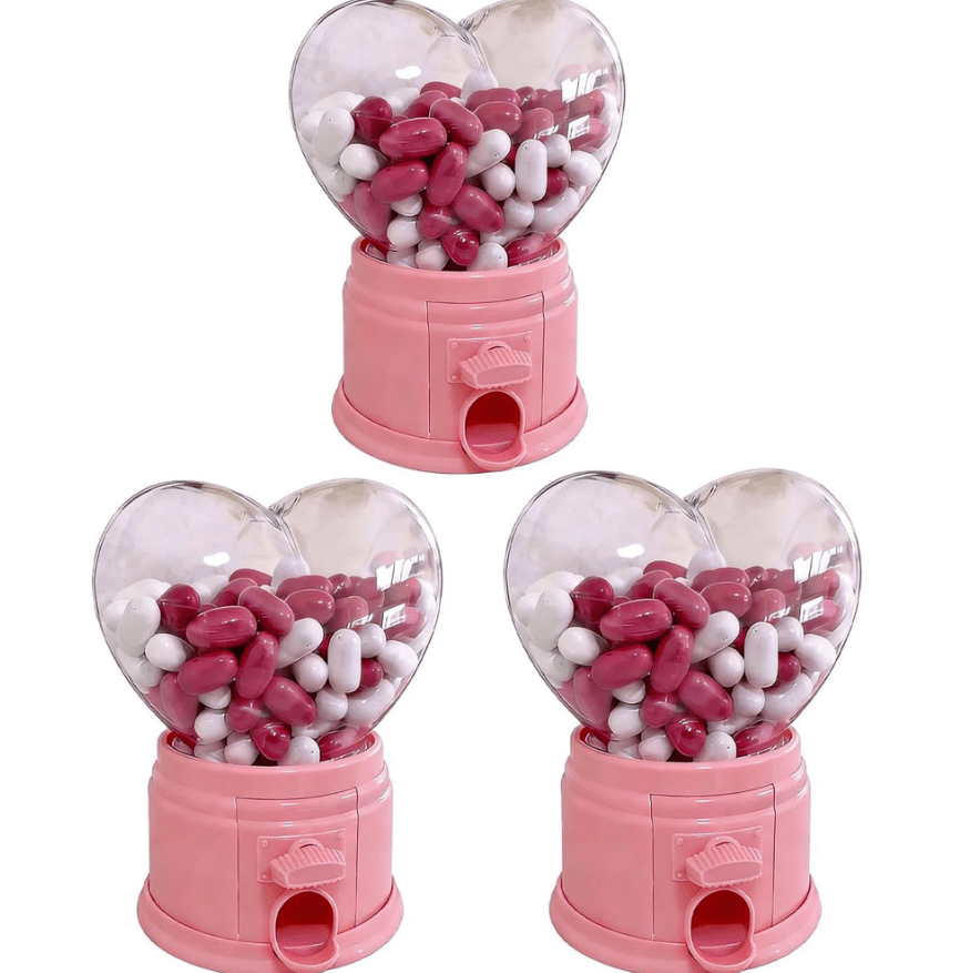 Valentine Candy Machine Mini Valentine Machines with Push Button Small ...