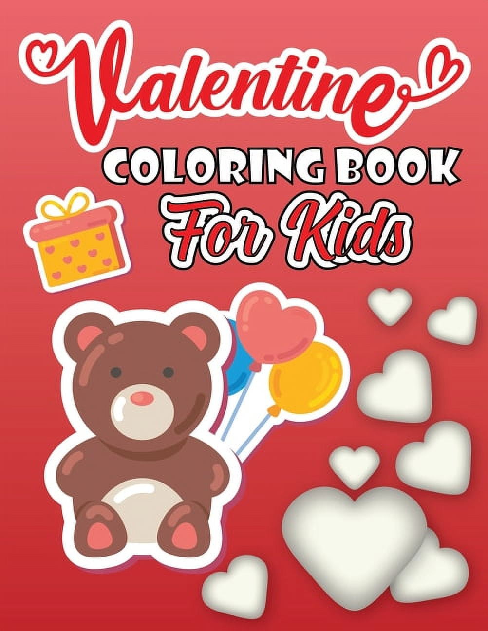 Valentine Coloring Book For Kids: Valentines Day Activity Books For ...