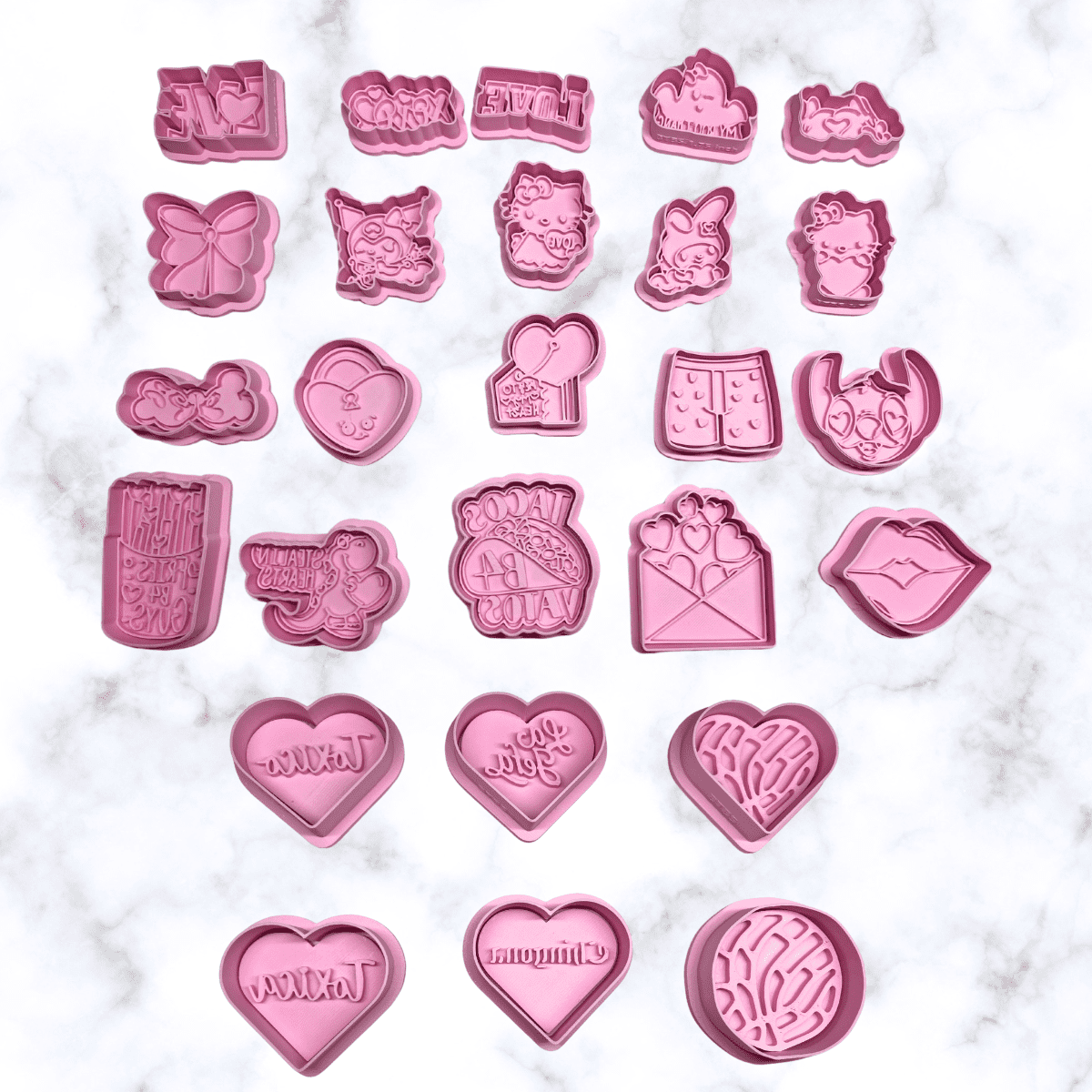 Valentine Complete Collection Mini Cookie Cutters and Embossers Set ...