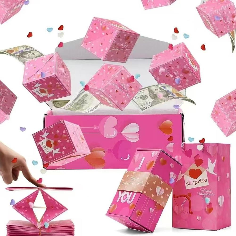 Valentine Day Surprise Box Gift Box for Money, Valentine's Day Surprise ...