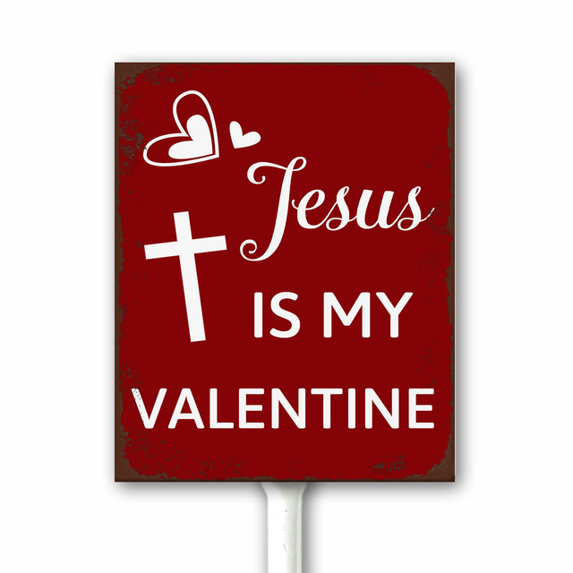 Valentine Decorations Valentines Day Sign for Outdoor Jesus Is My ...